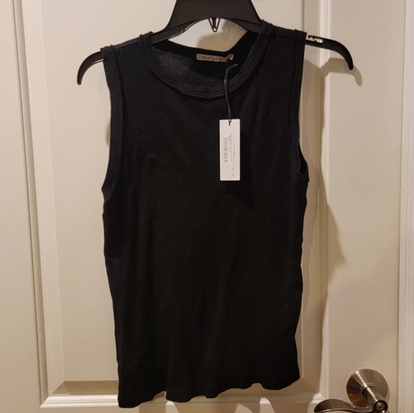 Michael Stars | Tops | Michael Stars Liv Black Muscle Waffle Tank One ...